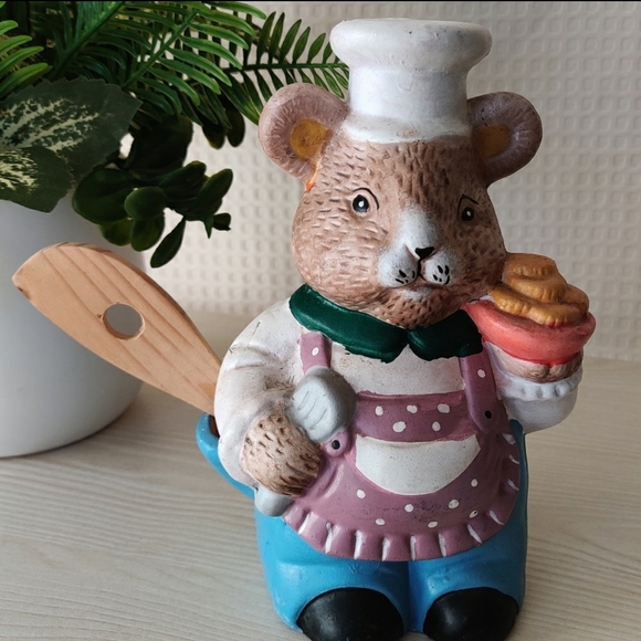 Kitchen | Mouse Wearing Chef Hat Utensil Holder Decor | Poshmark